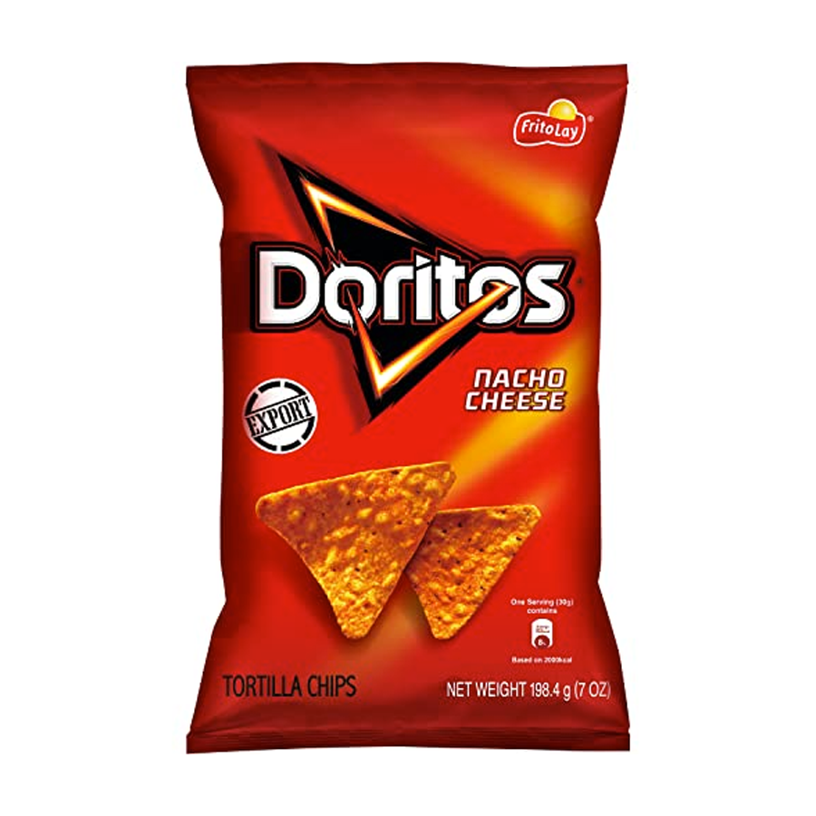Doritos - Nacho Cheese Tortilla Chips (190g) (8/carton) – Tasty Snack Asia