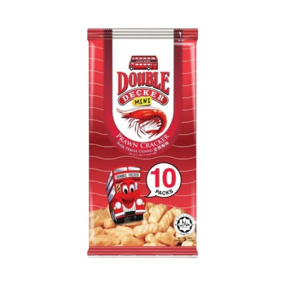 Double Decker - Prawn Cracker (10/pack) (15g) (10/carton) – Tasty Snack ...