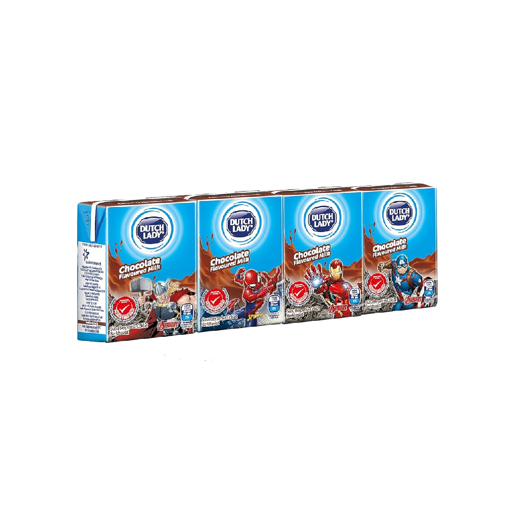 Dutch Lady - Marvel Chocolate UHT Milk (4/pack) (125ml) (10/carton ...
