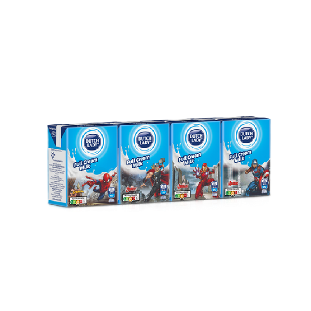 Dutch Lady - Marvel Full Cream UHT Milk (4/pack) (125ml) (10/carton ...