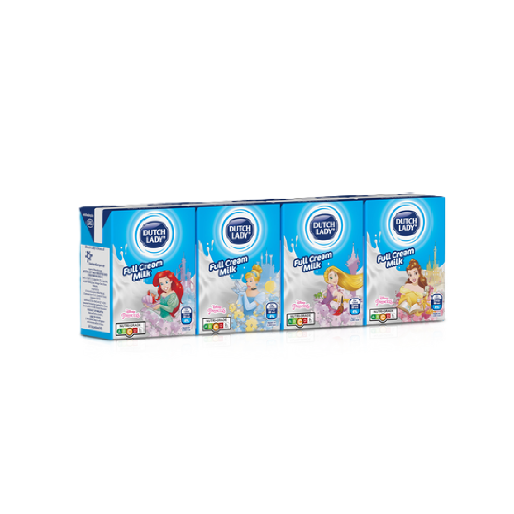 Dutch Lady - Princess Full Cream UHT Milk (4/pack) (125ml) (10/carton ...