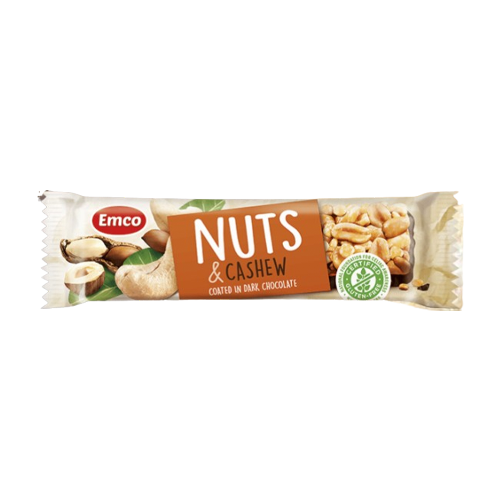 Emco - Cashew Nut Bar (35g) (20/Carton) – Tasty Snack Asia
