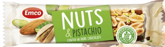 Emco - Pistachio Nut Bar (35g) (20/Carton) – Tasty Snack Asia