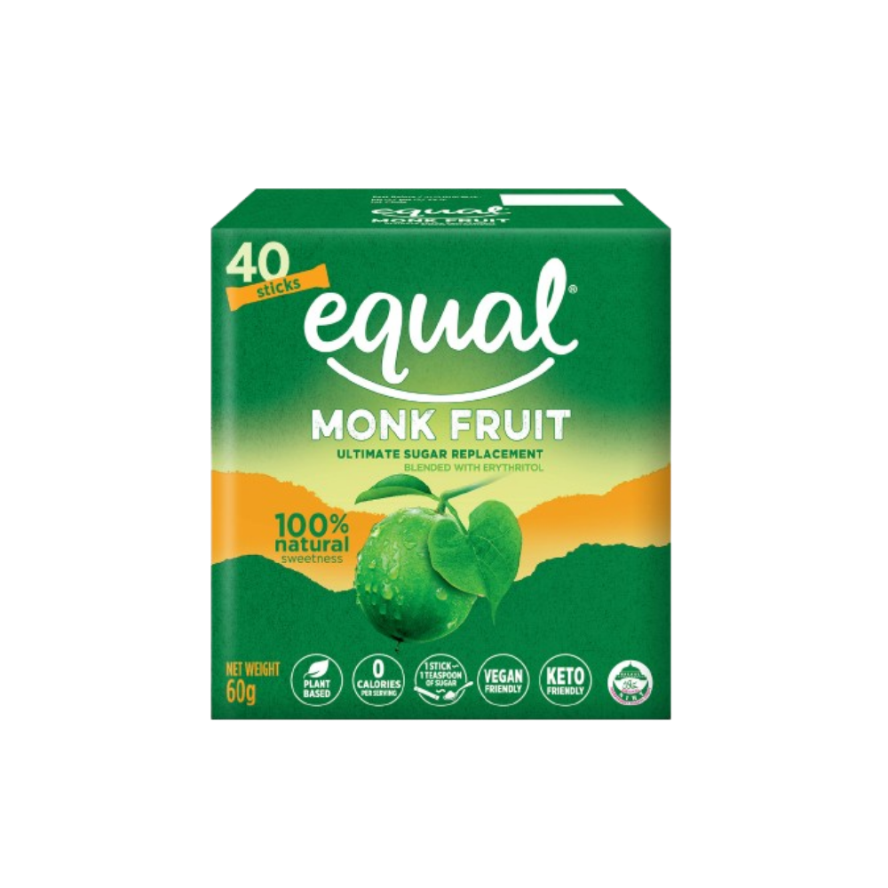 Equal - Monk Fruit Sweetener Sachet (40/pack) (60g) (12/carton) – Tasty ...