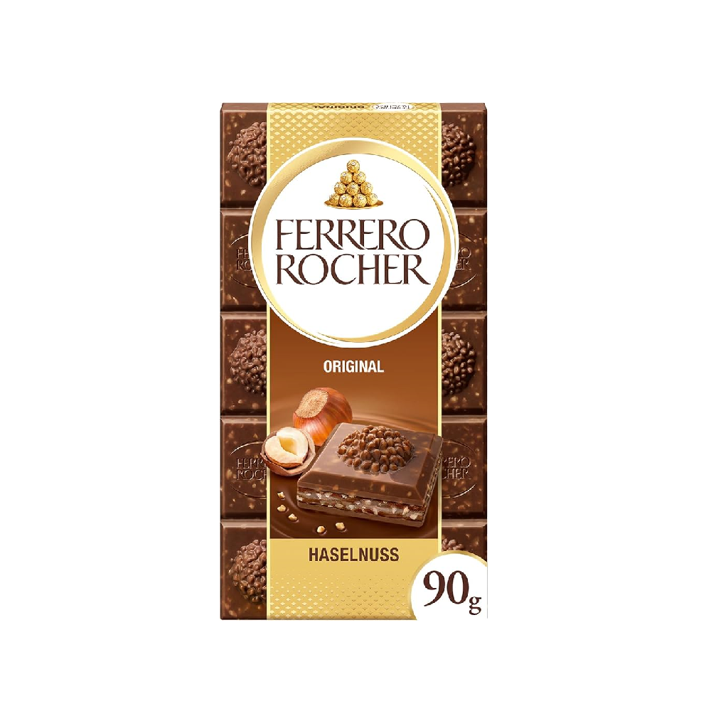 Ferrero Rocher - Original Hazelnut Tablet (90g) (8/carton) – Tasty ...