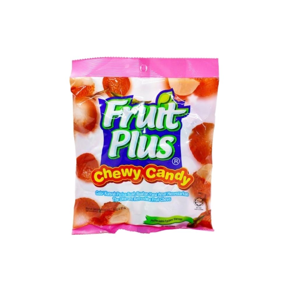 Fruit Plus - Lychee Chewy Candy (120g) (12/carton) – Tasty Snack Asia
