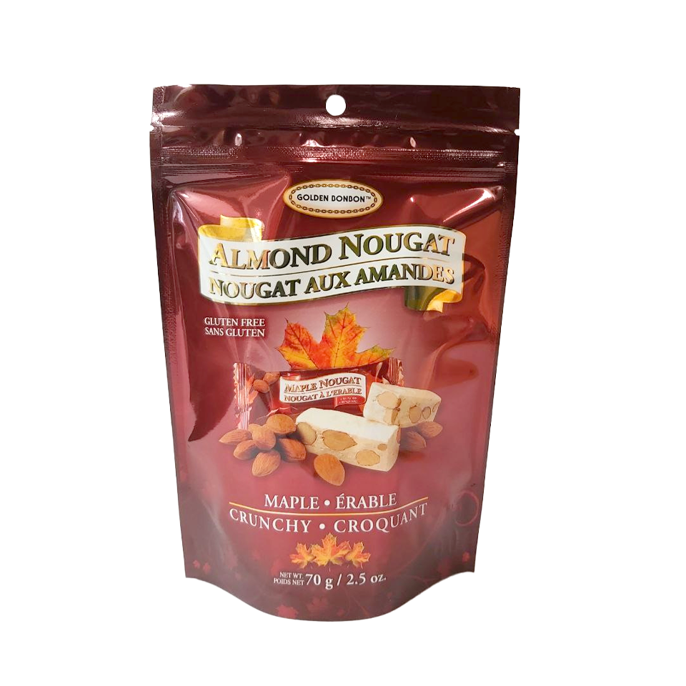 GBB - Crunchy Maple Almond Nougat (70g) (24/carton) – Tasty Snack Asia