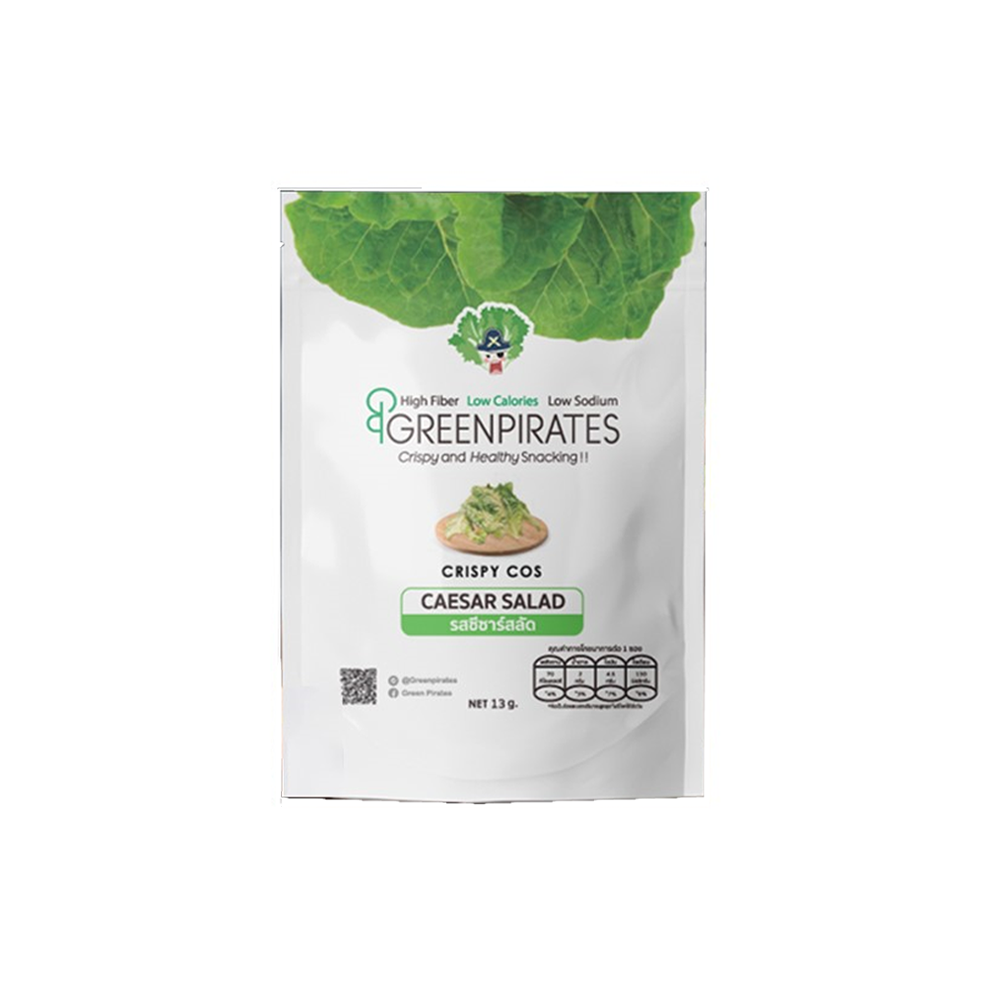 Green Pirates - Caesar Salad Crispy Cos (13g) (30/carton) – Tasty Snack ...