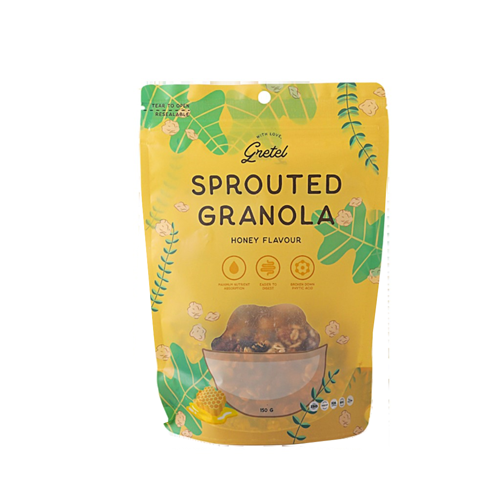 Gretel - Honey Glazed Sprouted Granola (25g) (60/carton) – Tasty Snack Asia