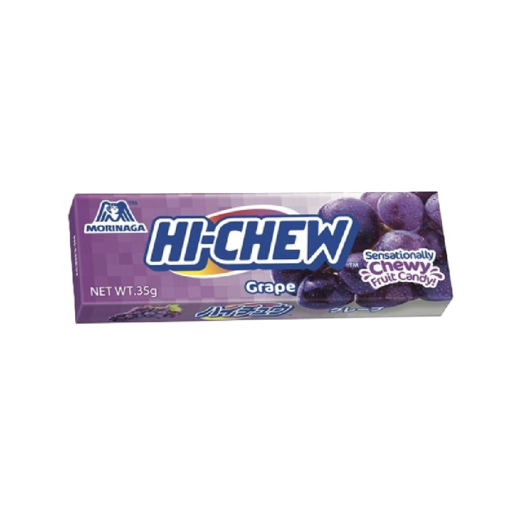 HI-CHEW - Grape Chewy Candy Stick (35g) (20/carton) – TastySnackAsia