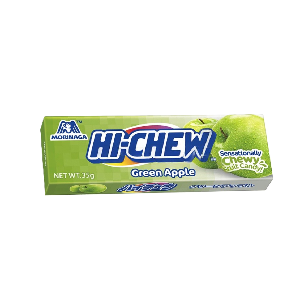 HI-CHEW - Green Apple Chewy Candy Stick (35g) (20/carton) – TastySnackAsia