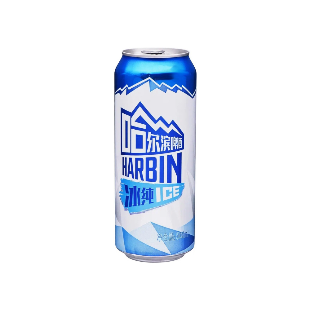 Harbin - Ice Beer Can (500ml) (12/carton) – Tasty Snack Asia