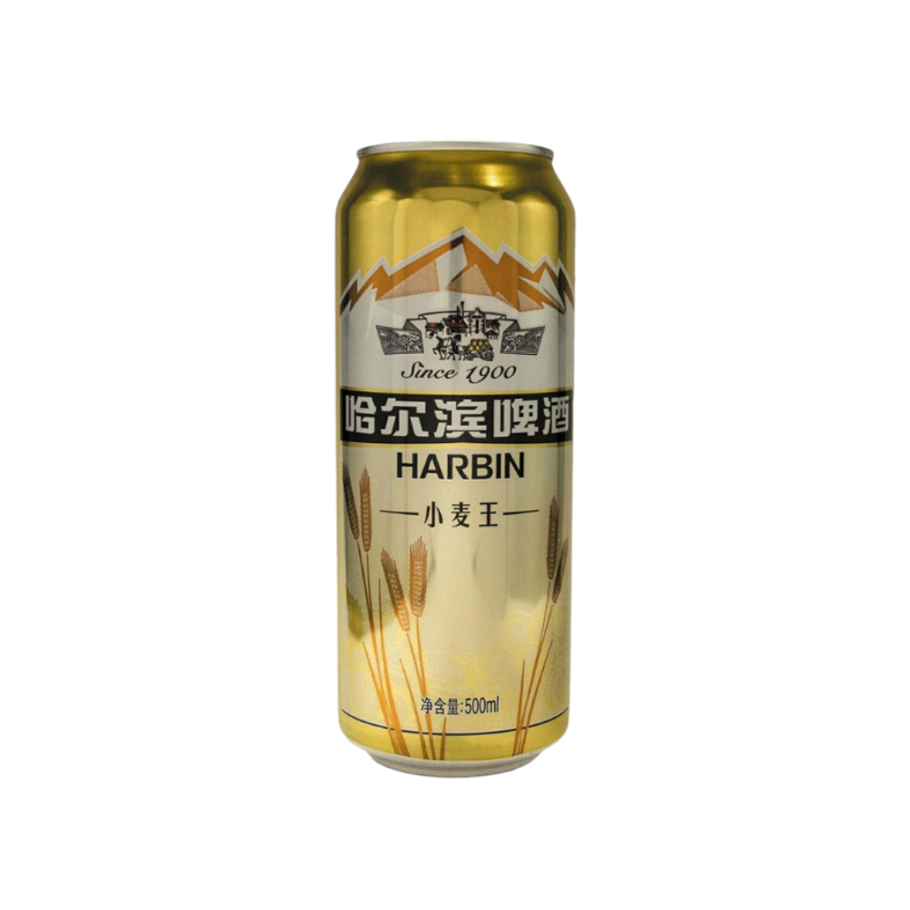 Harbin - Wheat King Beer Can (500ml) (12/carton) – Tasty Snack Asia