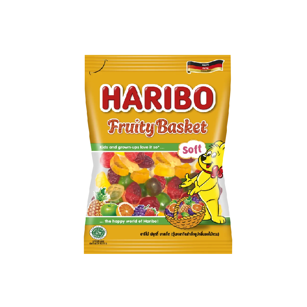 Haribo - Fruity Basket Gummy (80g) (24/carton) – Tasty Snack Asia