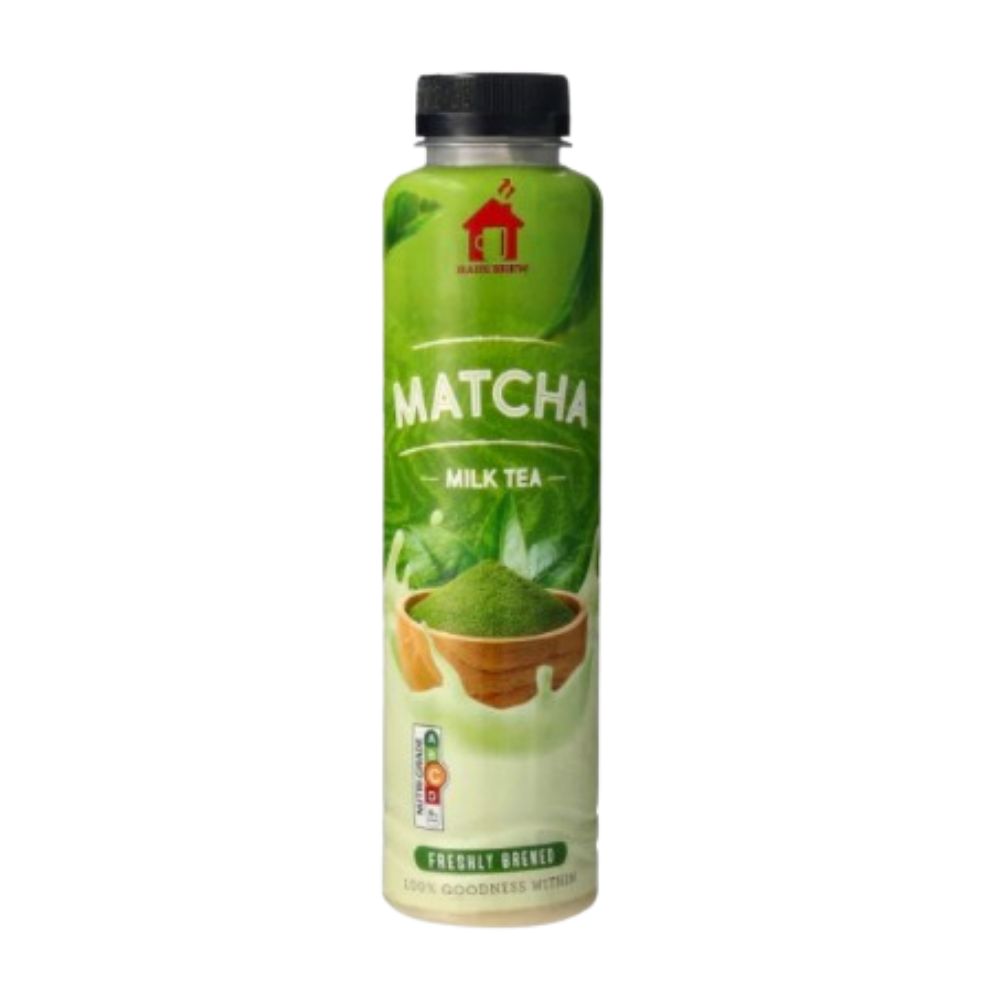 Haus Brew - Matcha Milk Tea (365ml) (12/carton) – Tasty Snack Asia