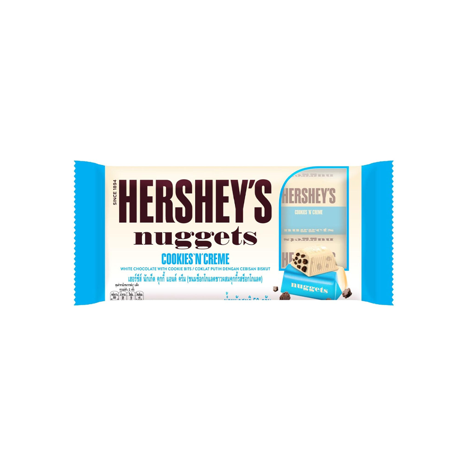 Hershey's - Nuggets Cookies'n'Creme Chocolate (56g) (24/carton) – Tasty Snack Asia