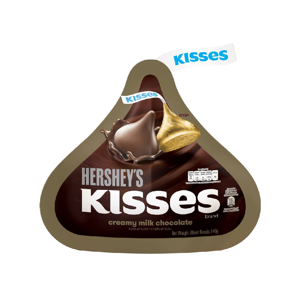 Hershey's - Kisses Creamy Milk Chocolate Pouch (146g) (24/carton ...
