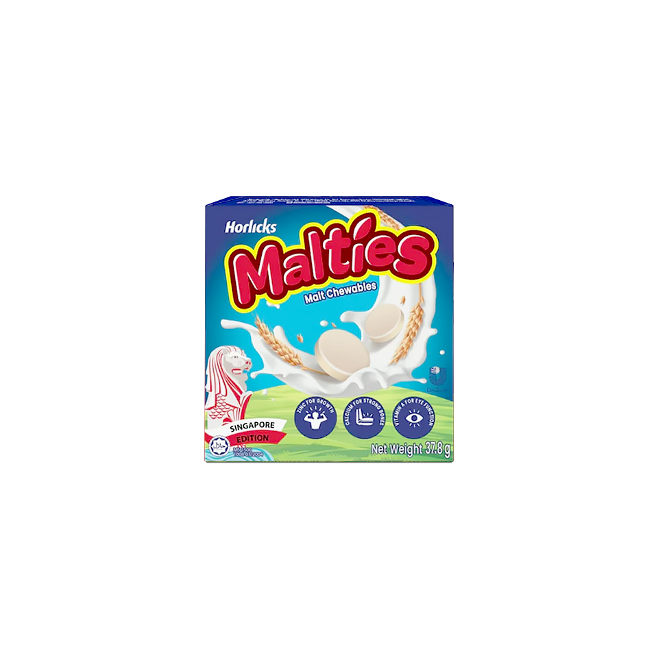 Horlicks - Malties Malt Chewables (37.8g) (96/carton) – Tasty Snack Asia