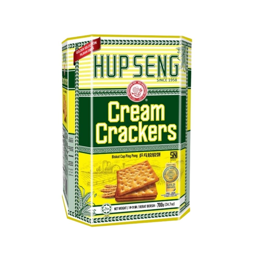 Hup Seng - Special Cream Cracker Tin (700g) (6/carton) – Tasty Snack Asia