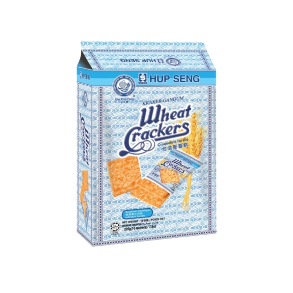 Hup Seng - Wheat Cracker (10/pack) (22.5g) (12/carton) – Tasty Snack Asia