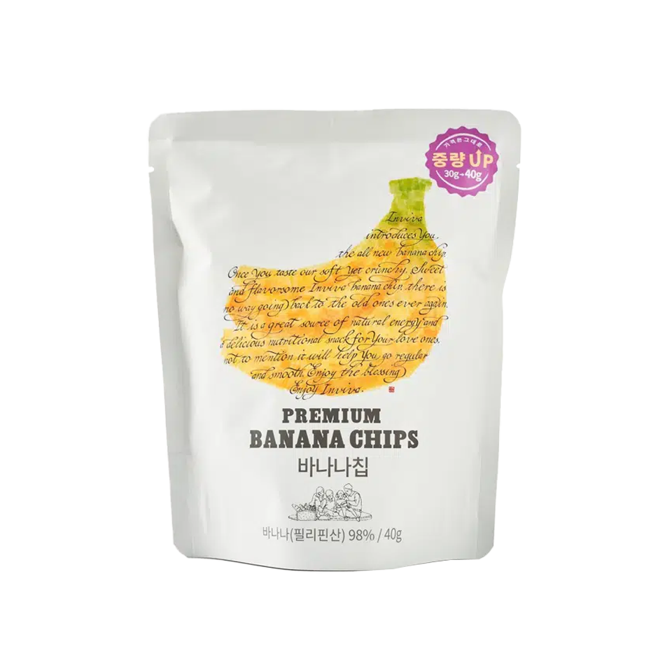 Inviva - Premium Banana Chips (40g) – TastySnackAsia