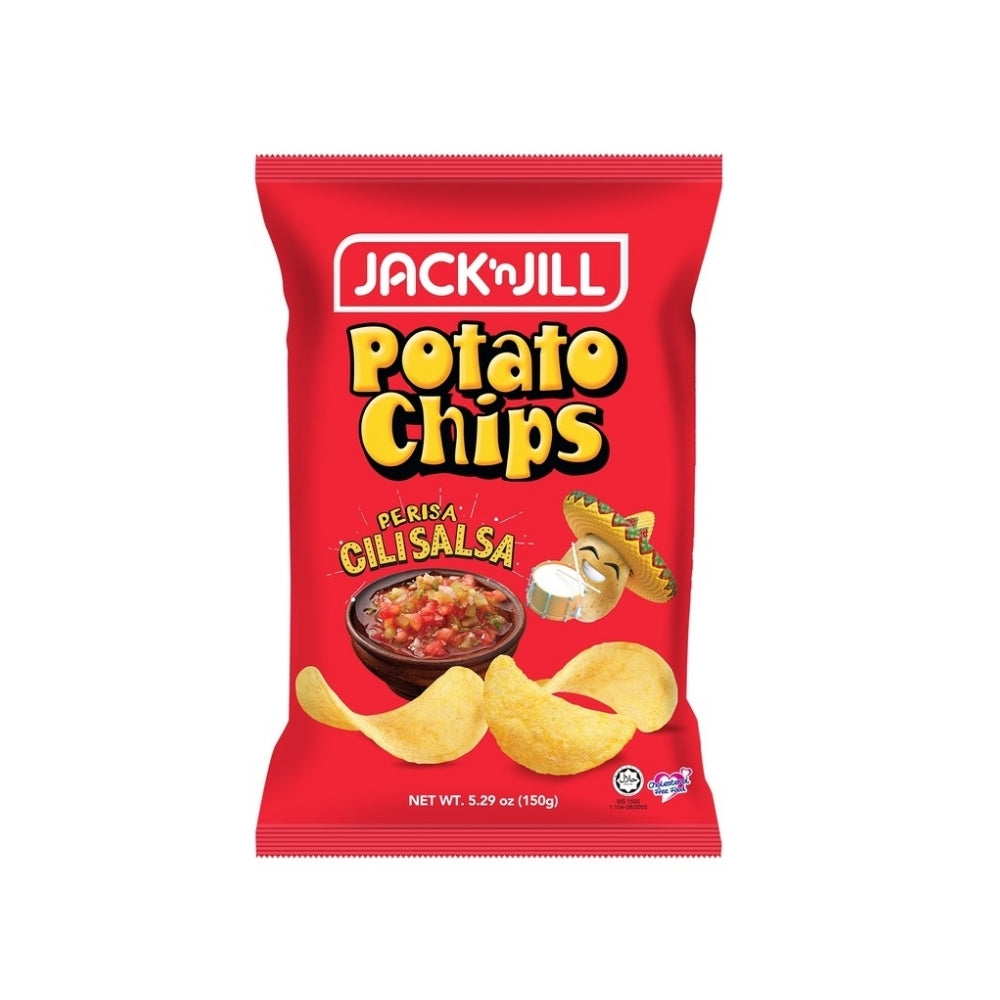 Jack'n'Jill - Salsa Chilli Potato Chips (150g) (12/carton) – Tasty ...