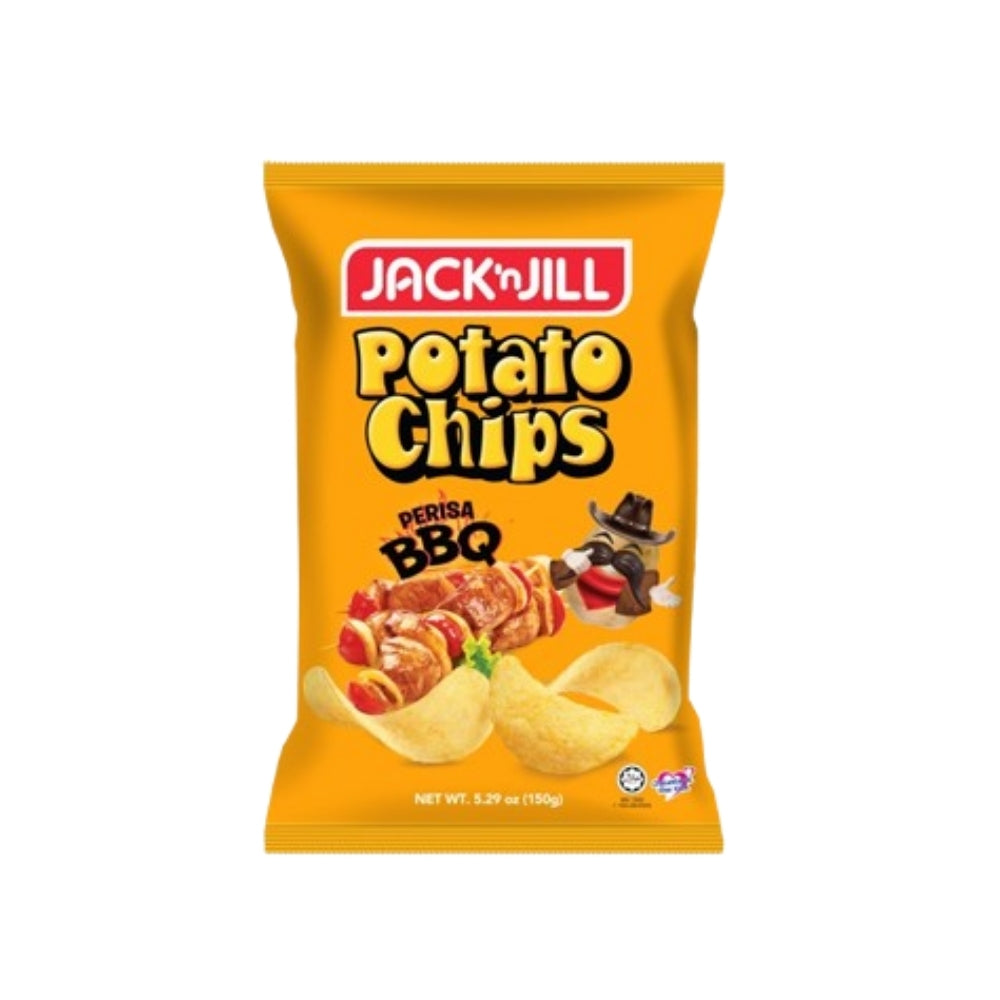 Jack'n'Jill - BBQ Potato Chips (150g) (12/carton) – Tasty Snack Asia