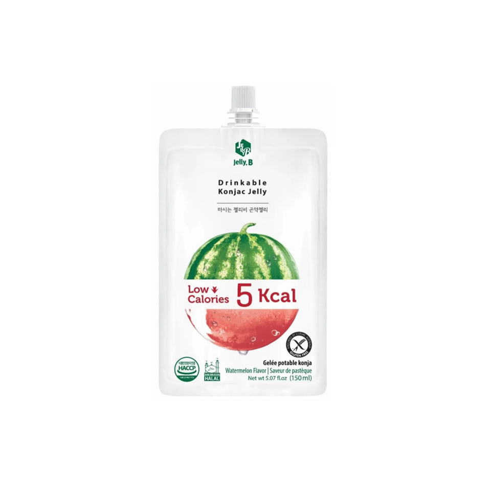Jelly.B - Watermelon Konjac Jelly Flavour Korean Drink (150ml) (10/car ...