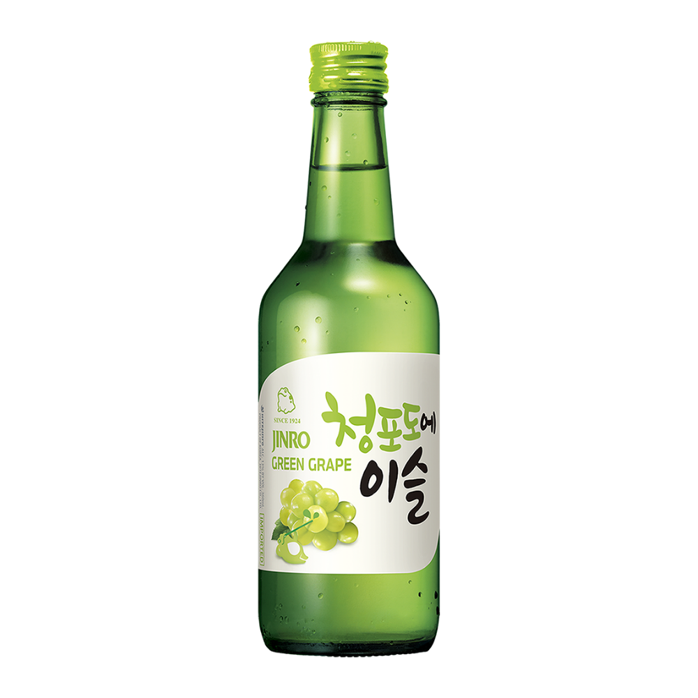 Jinro - Green Grape Soju Bottle (360ml) (20/carton) – Tasty Snack Asia