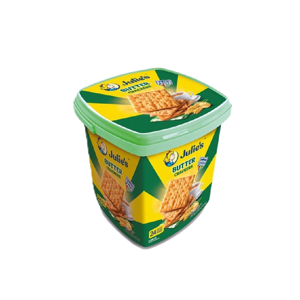 Julie's - Butter Crackers Tub (24/pack) (600g) (6/carton) – Tasty Snack ...