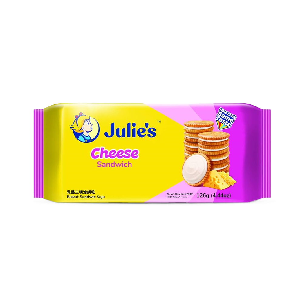 Julie's - Cheese Sandwich (126g) (24/carton) – Tasty Snack Asia