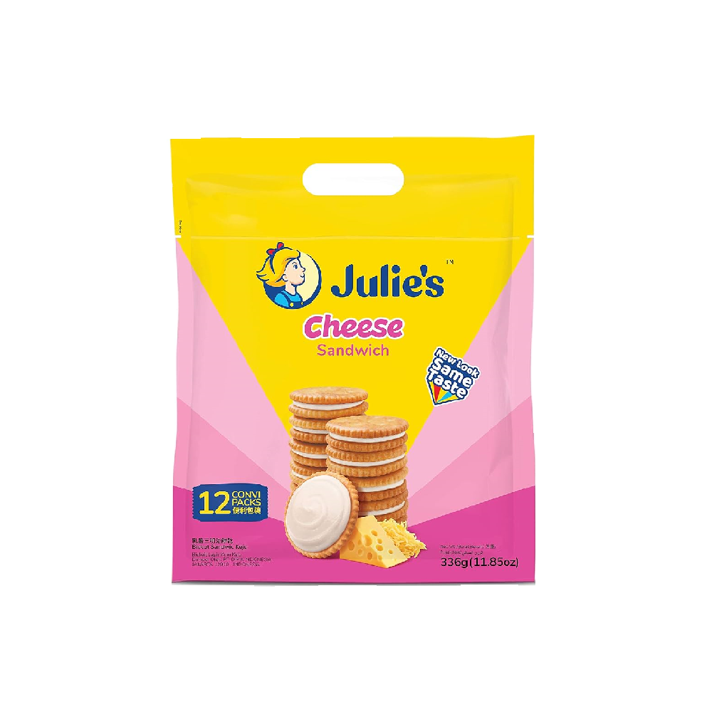 Julie's - Cheese Sandwich (12/pack) (336g) (12/carton) – TastySnackAsia