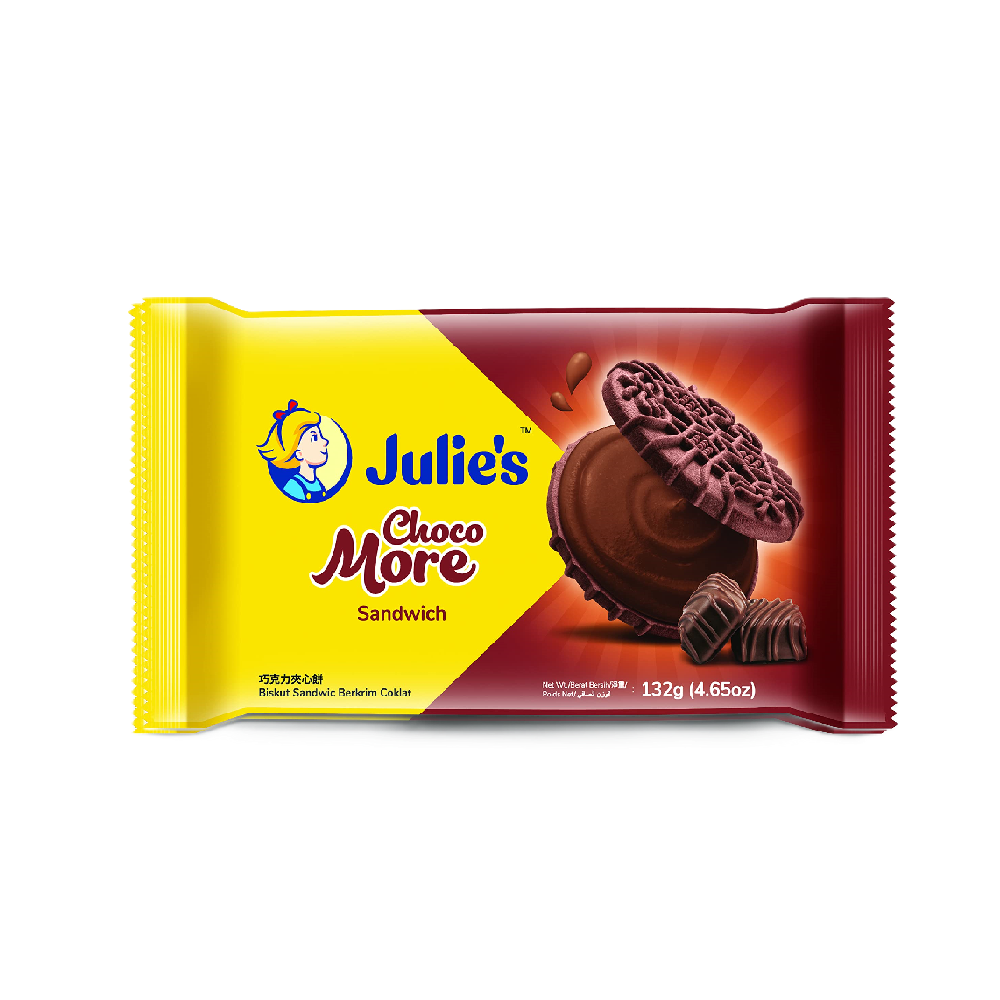 Julie's - Choco More Sandwich (132g) (24/carton) – Tasty Snack Asia