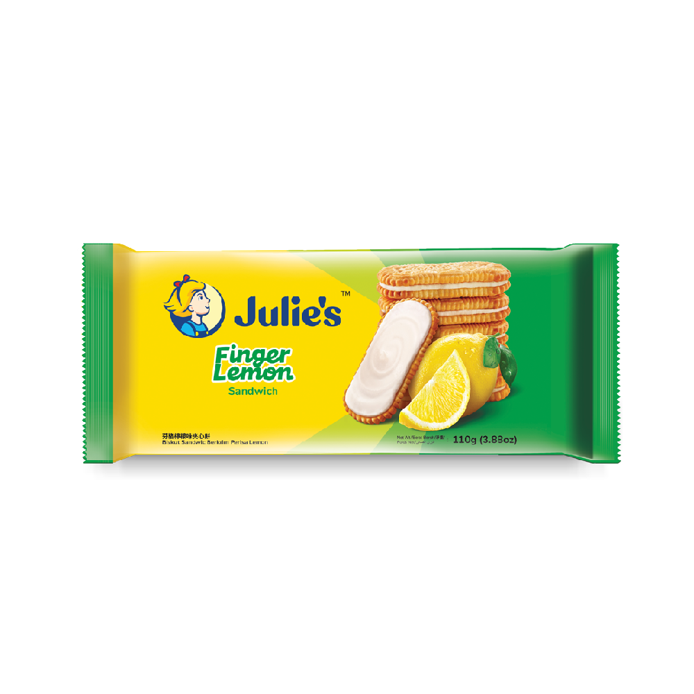 Julie's - Finger Lemon Sandwich (110g) (24/carton) – Tasty Snack Asia