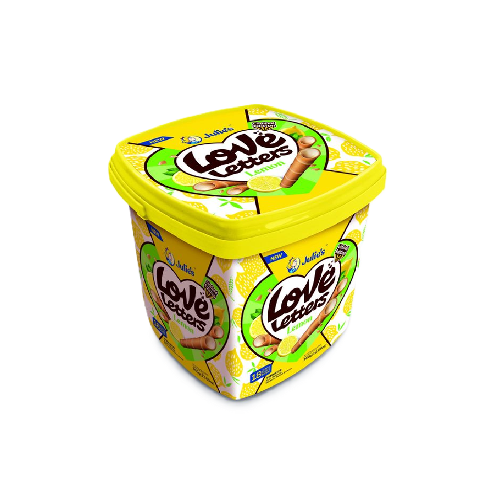 Julie's - Love Letters Lemon Tub (18/pack) (360g) (6/carton) – Tasty ...