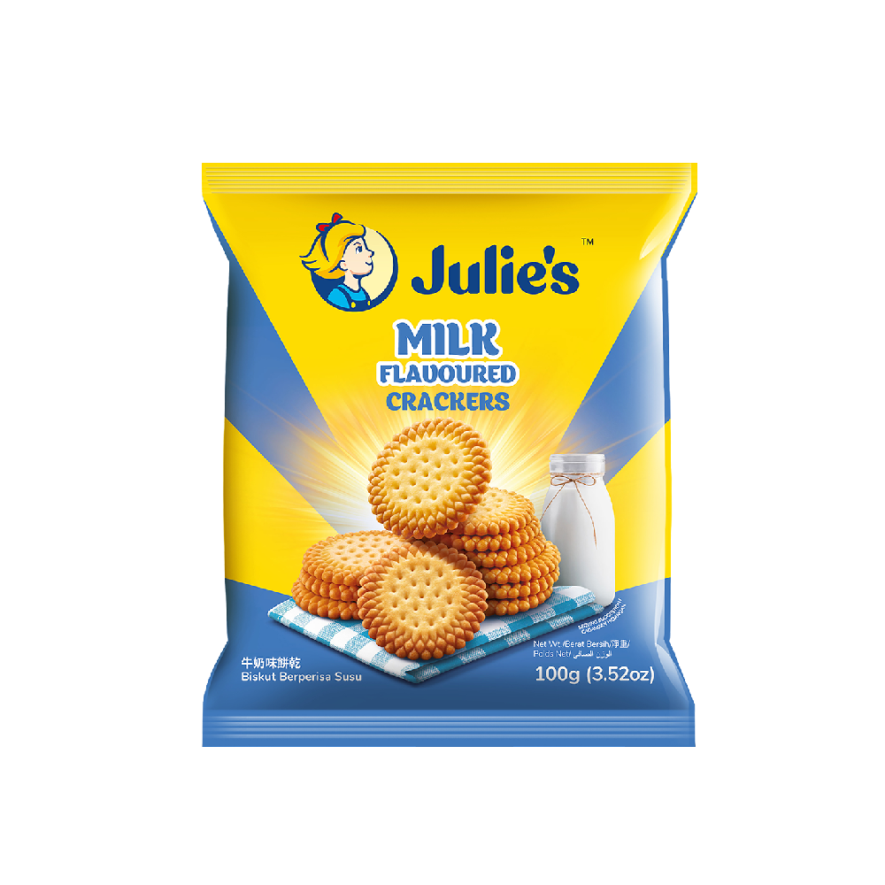 Julie's - Milk Flavoured Crackers (100g) (12/carton) – Tasty Snack Asia