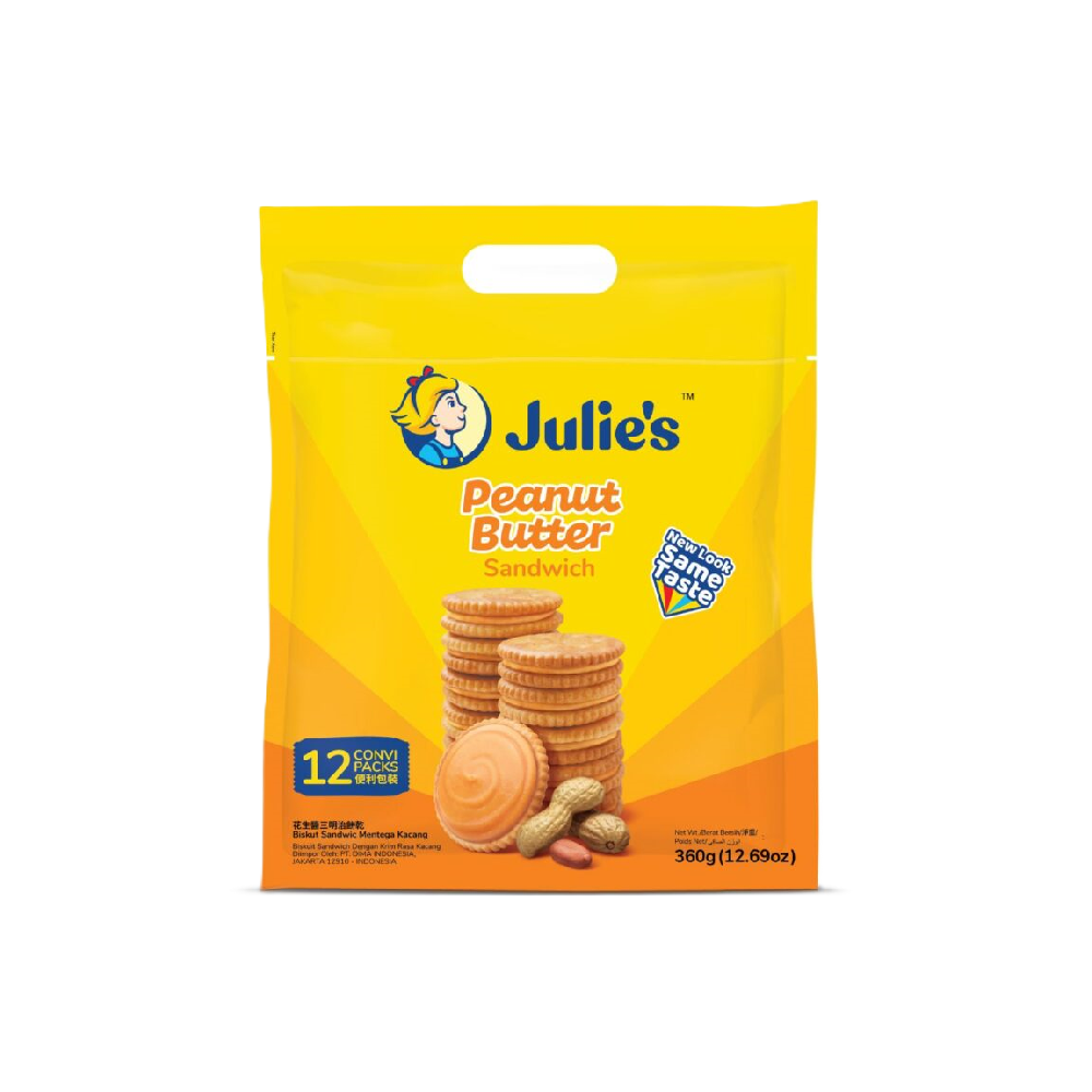 Julie's - Peanut Butter Sandwich (12/pack) (360g) (12/carton) – Tasty ...