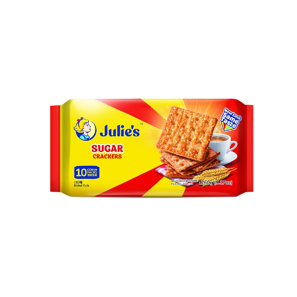 Julie's - Sugar Crackers (10/pack) (260g) (24/carton) – Tasty Snack Asia