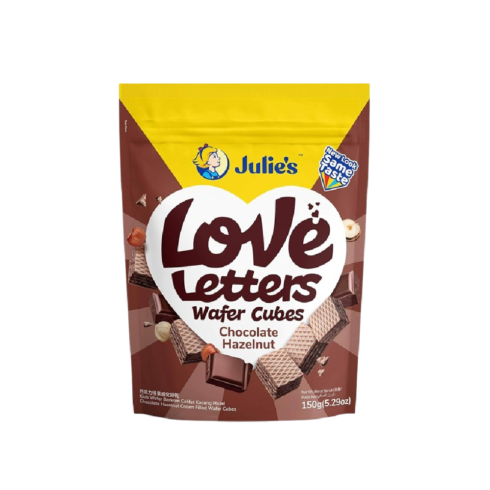 Julie's - Wafers Chocolate Hazelnut (150g) (24/carton) – Tasty Snack Asia