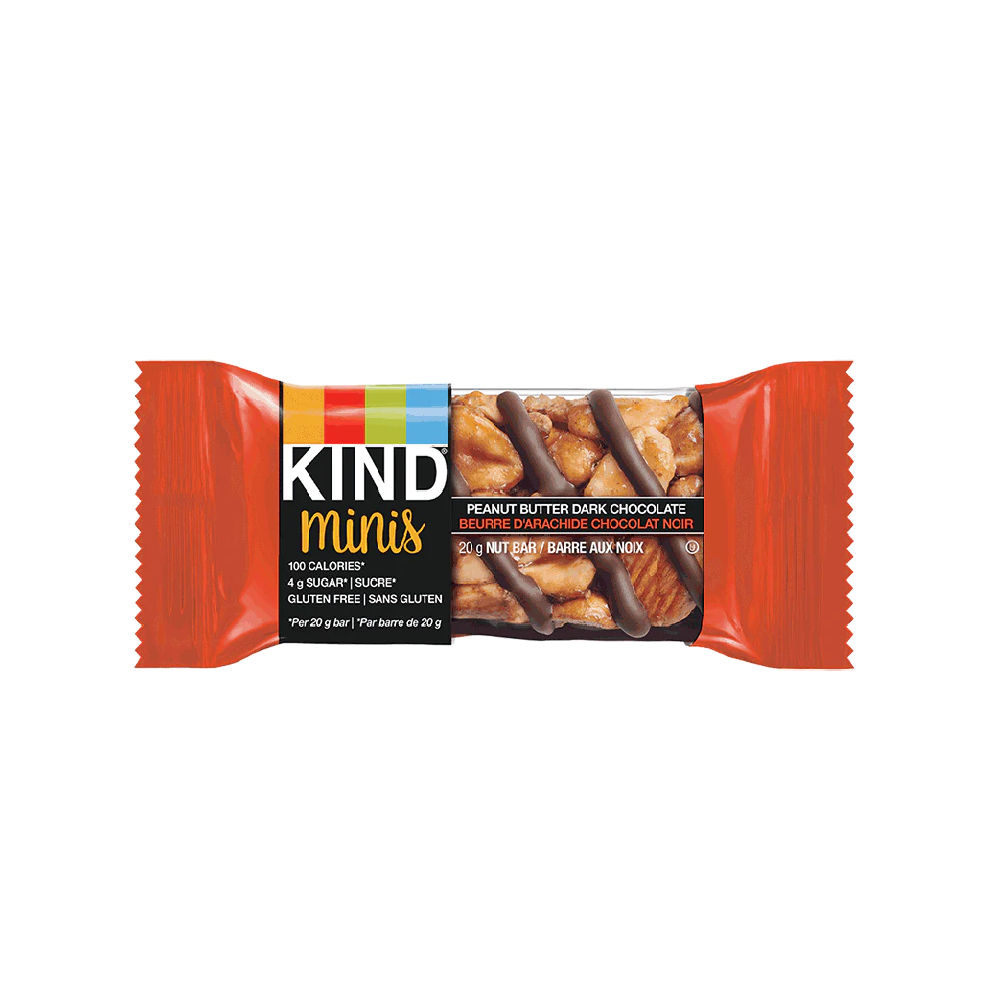 KIND - Peanut Butter & Dark Chocolate Chewy Mini Bar (23g) (10/carton ...
