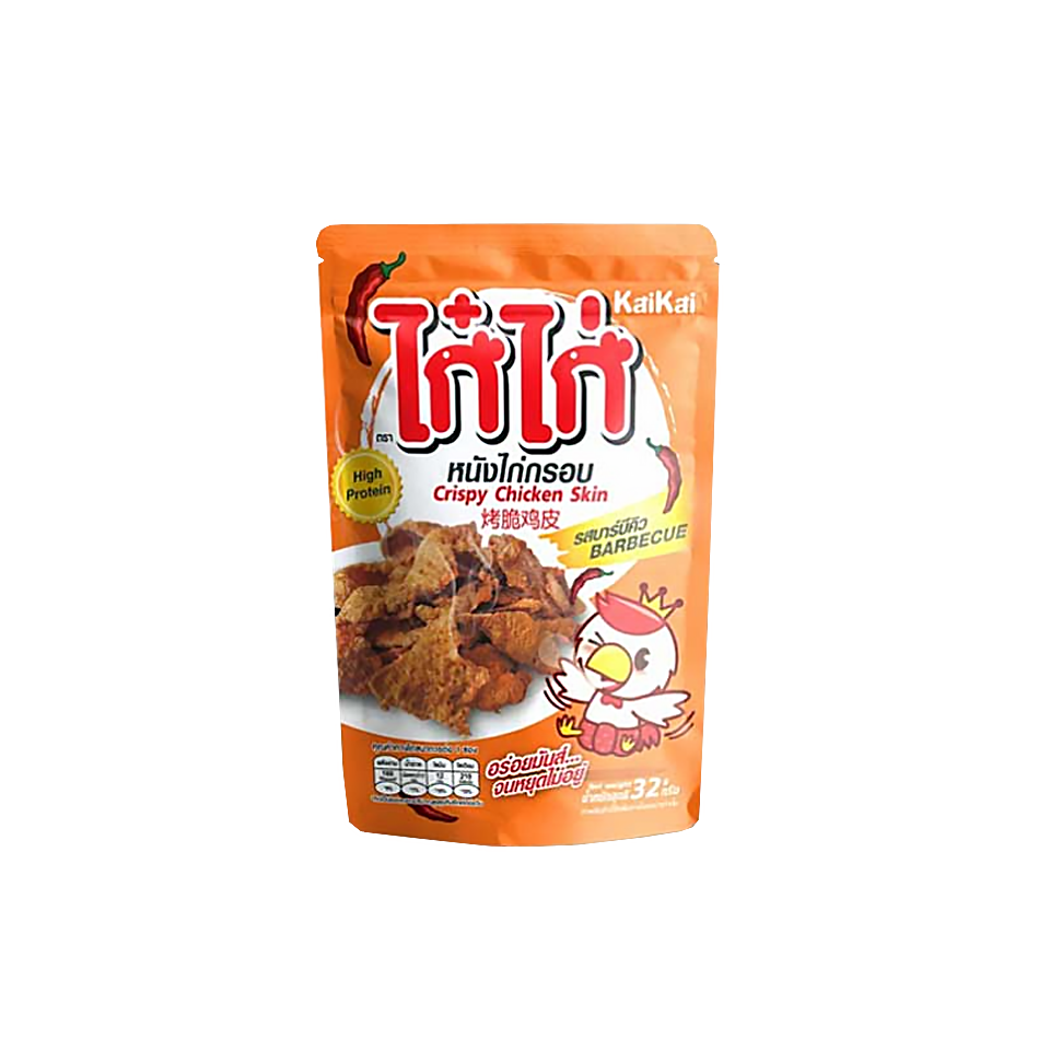 KaiKai - Barbecue Flavor Crispy Chicken Skin (32g) – Tasty Snack Asia