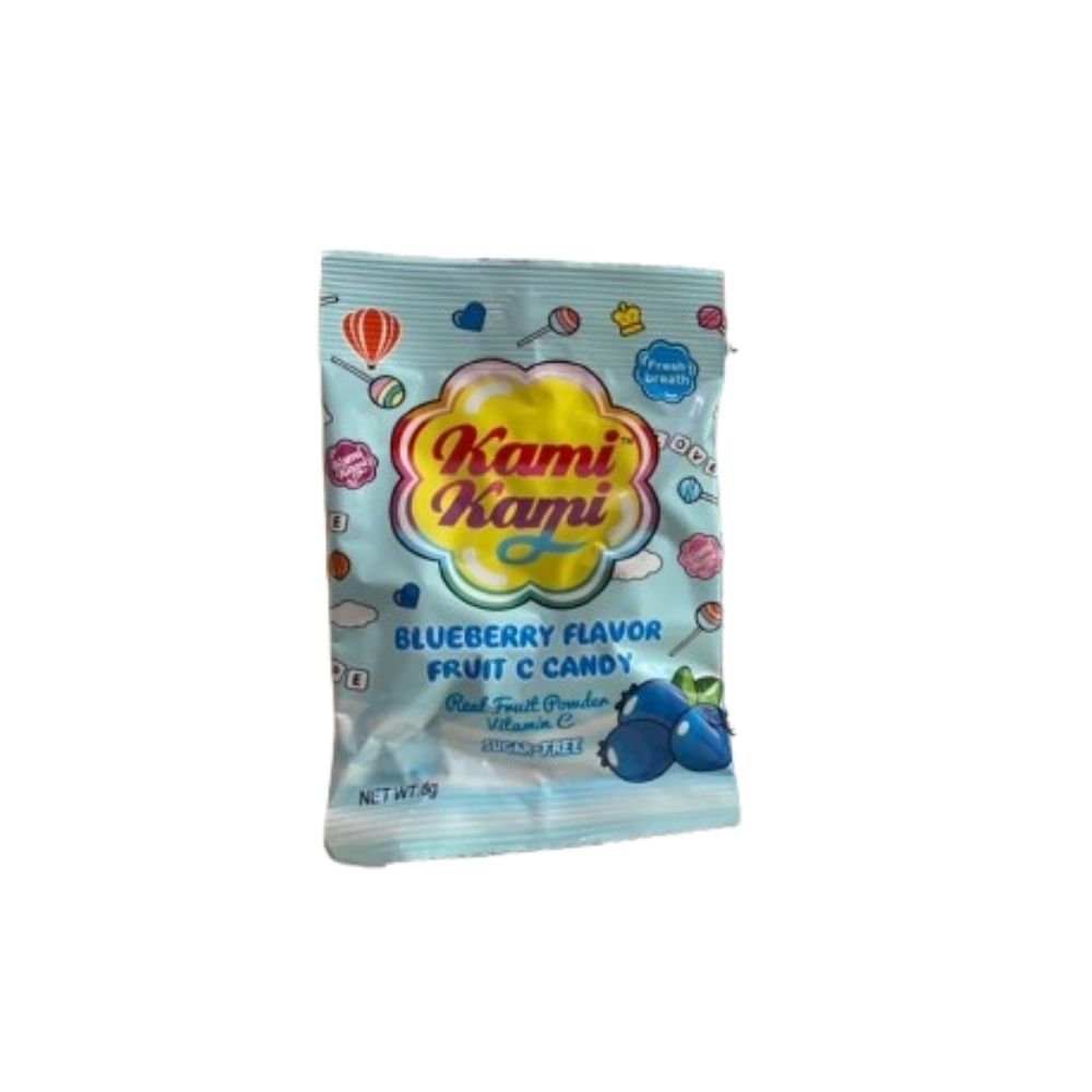 Kami Kami - Blueberry Hard Candy (8g) (30/carton) – Tasty Snack Asia