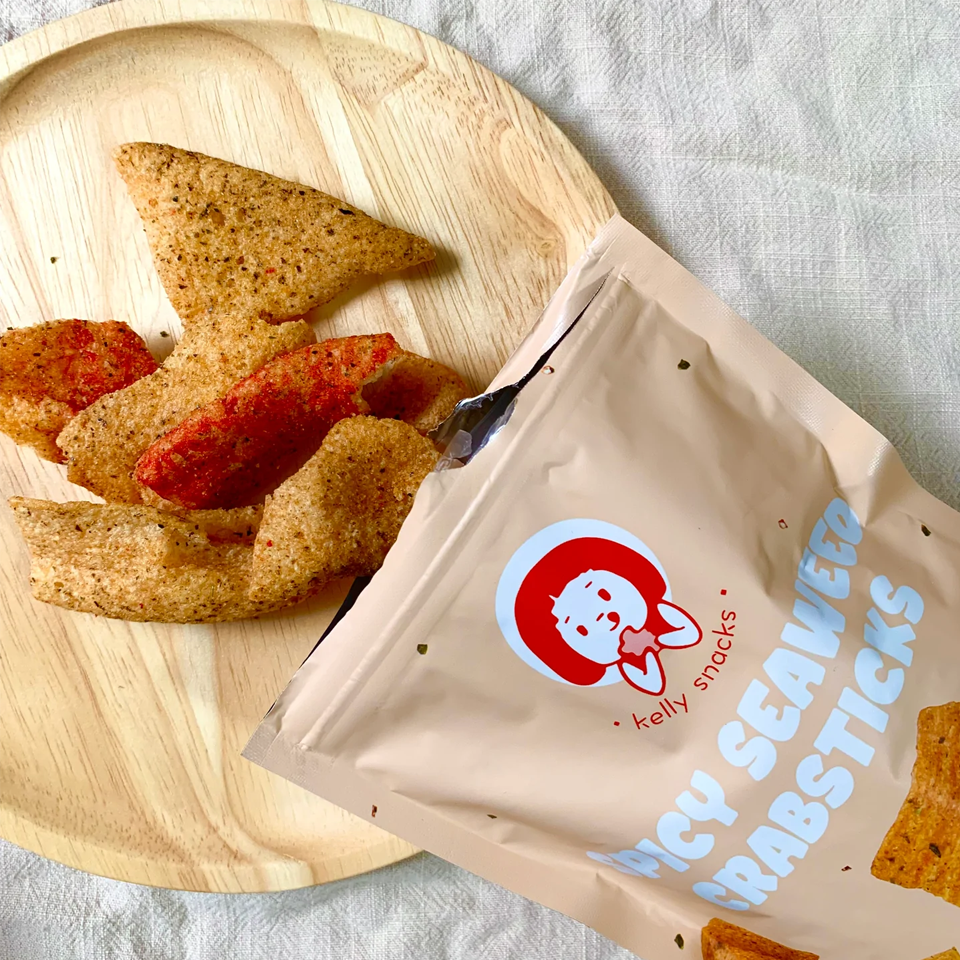 Kelly Snacks - Spicy Seaweed Crabsticks (50g) (12/carton) – Tasty Snack ...