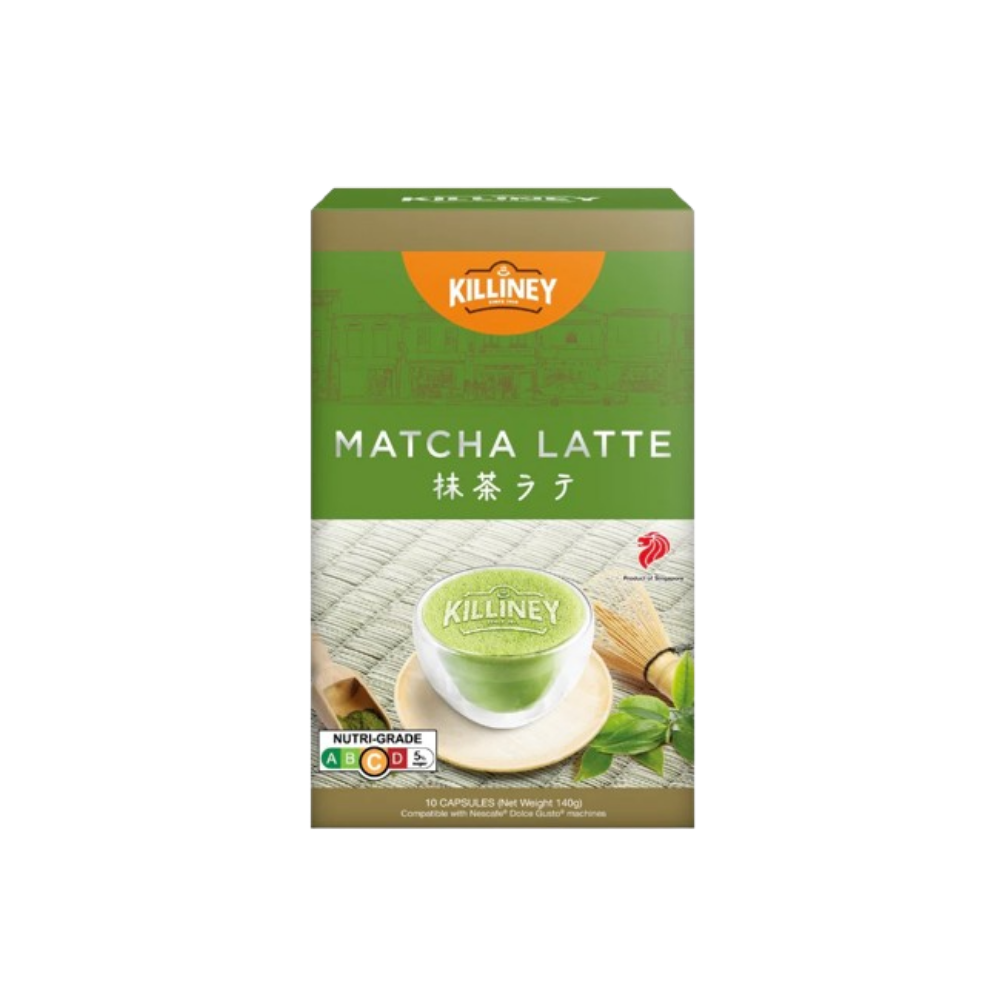 Killiney - Matcha Latte Pods (10/pack) (14g) (24/carton) – Tasty Snack Asia
