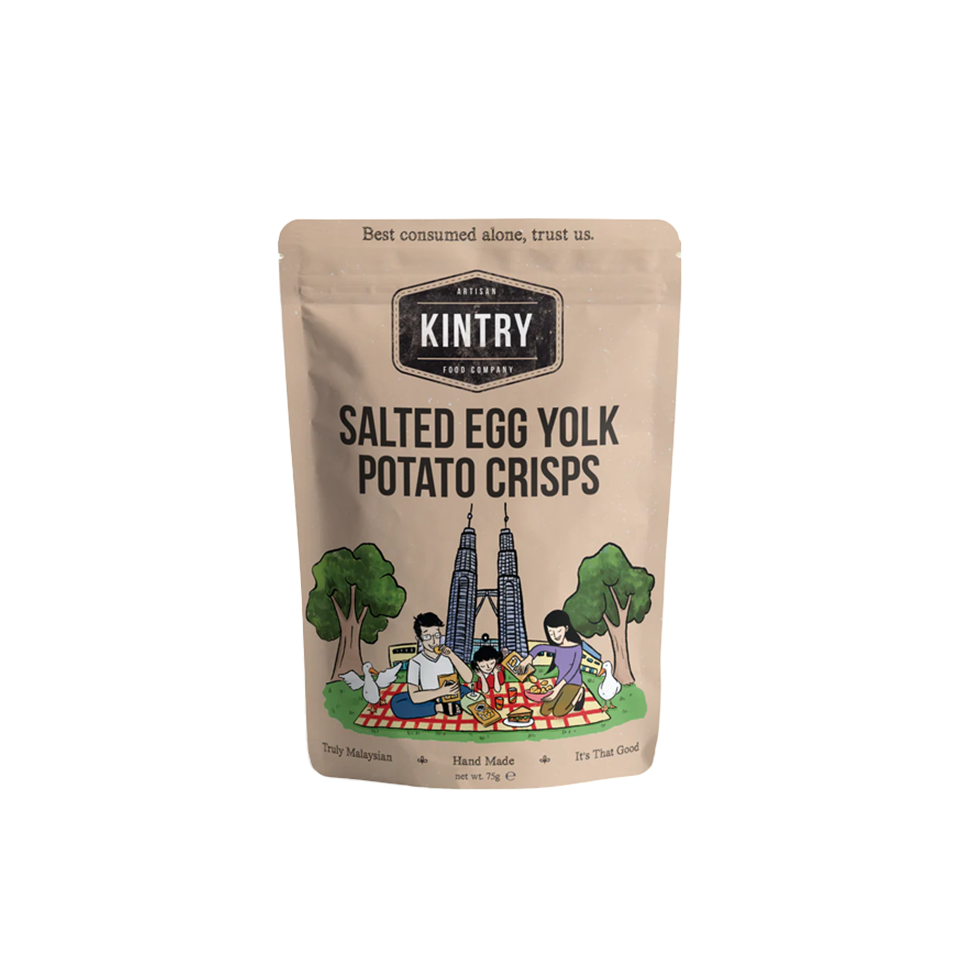Kintry - Salted Egg Yolk Potato Crisps (25g) – Tasty Snack Asia