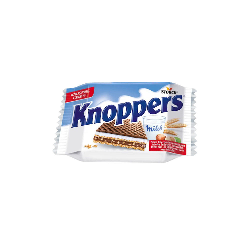 Knoppers - Milk & Hazelnut Cream Wafer (25g) (24/carton) – TastySnackAsia