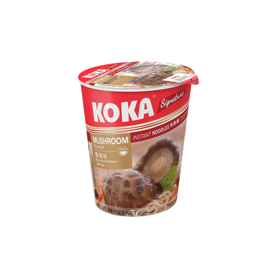 Koka - Mushroom Cup Noodle (70g) (24/carton) – Tasty Snack Asia