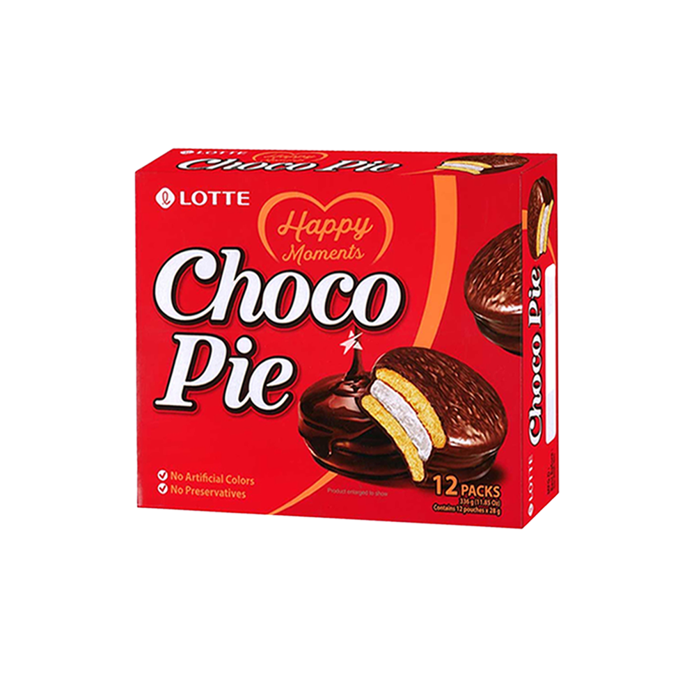 Lotte - Original Choco Pie (12/pack) (336g) (8/carton) – Tasty Snack Asia
