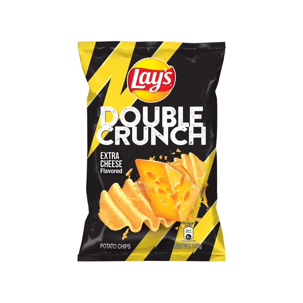 Lay's - Double Crunch Extra Cheese Potato Chips (50g) (24/carton ...