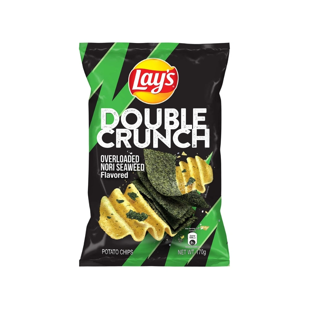 Lay's - Double Crunch Overloaded Nori Seaweed Potato Chips (50g) (24/c ...